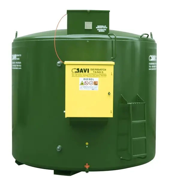 Diesel refuelling tank, vertical, double walled. Mod. GIAN BOX 70 ...